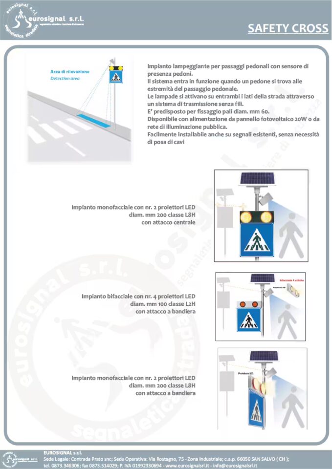 Safety cross - Eurosignal S.r.l. San Salvo